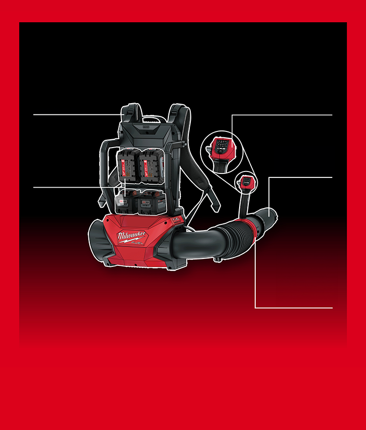 M18 FUEL™ Dual Battery Backpack Blower | Leaf Blowers | Milwaukee Tool EU
