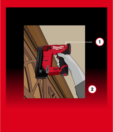 M12 FUEL™ 18 GA Straight Brad Nailer | Cordless Nailers | Milwaukee Tool EU