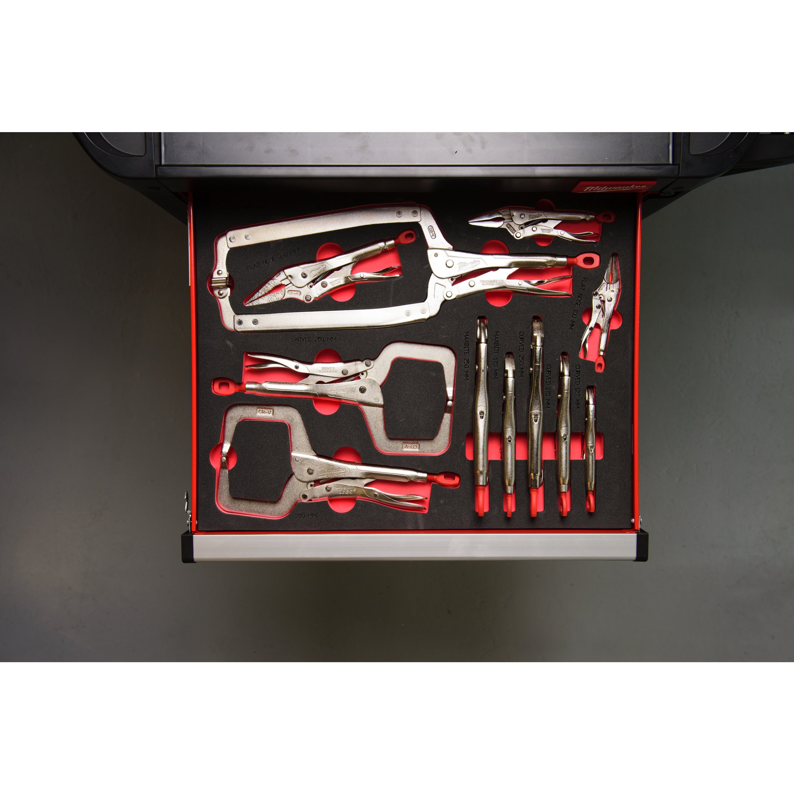 TORQUE LOCK Locking Pliers Set Foam Insert TOOLGUARD Steel Storage Foam Inserts Milwaukee Tool EU