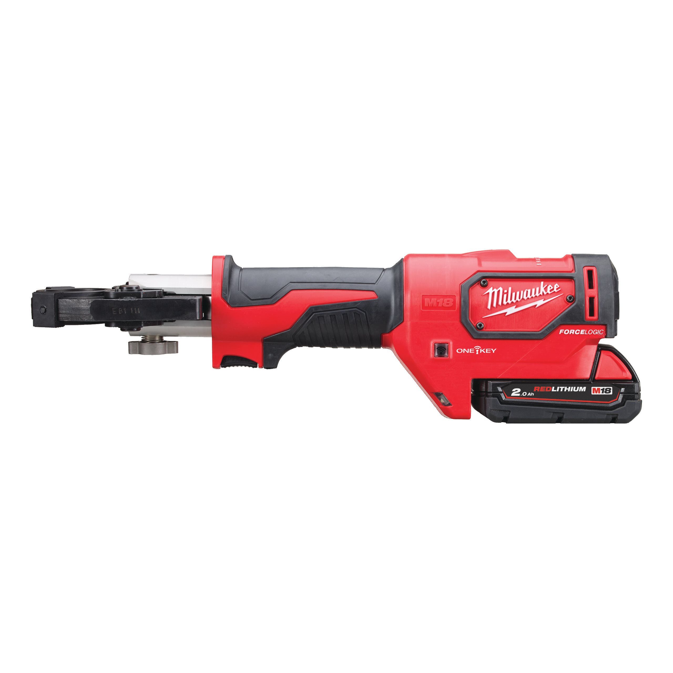 M18 FORCE LOGIC Hydraulic 53 KN Cable Crimper Cordless Cable Crimping Milwaukee Tool UK