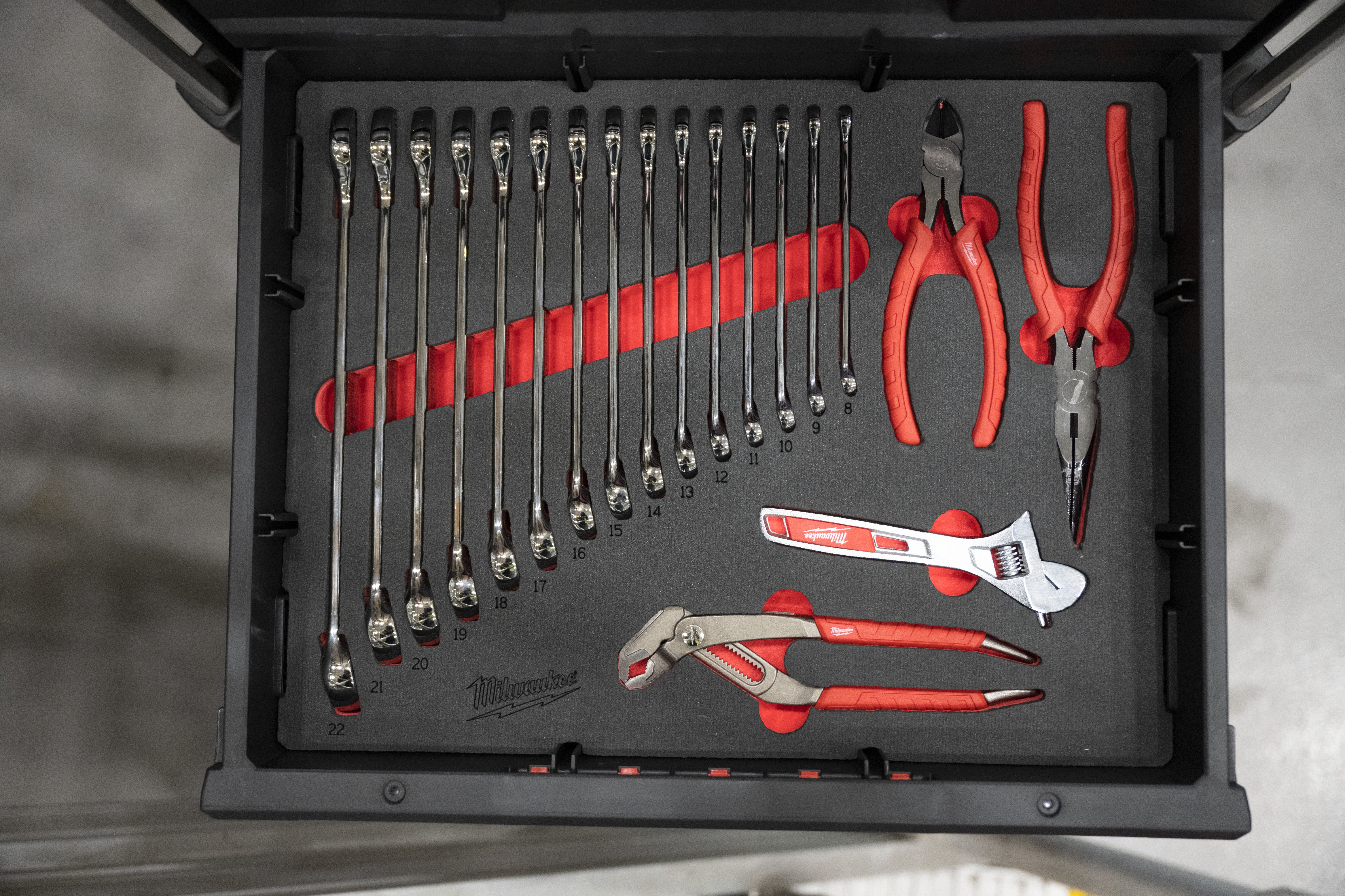 Spanner Packout Foam Insert | Milwaukee Tool UK