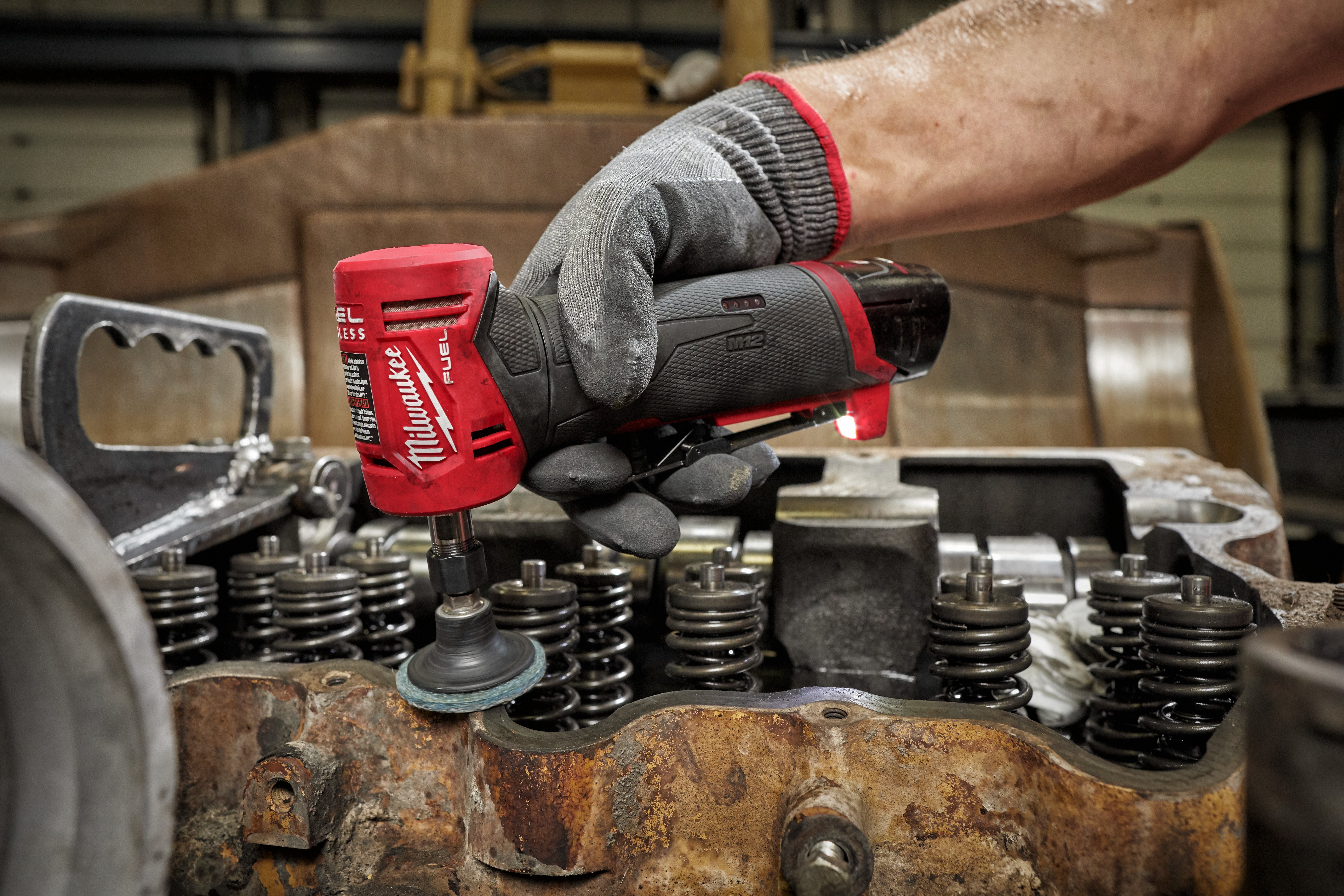 M12 FUEL Angled Die Grinder Angled Grinders Milwaukee Tool UK